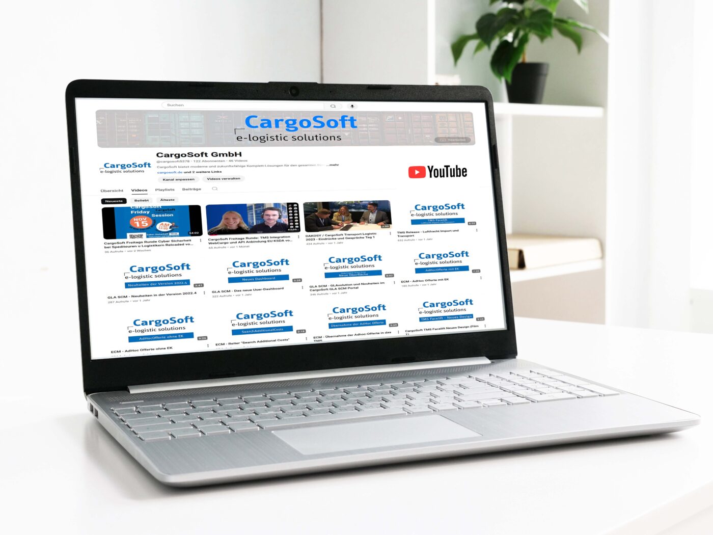 Besuchen Sie Den CargoSoft YouTube-Channel • CargoSoft