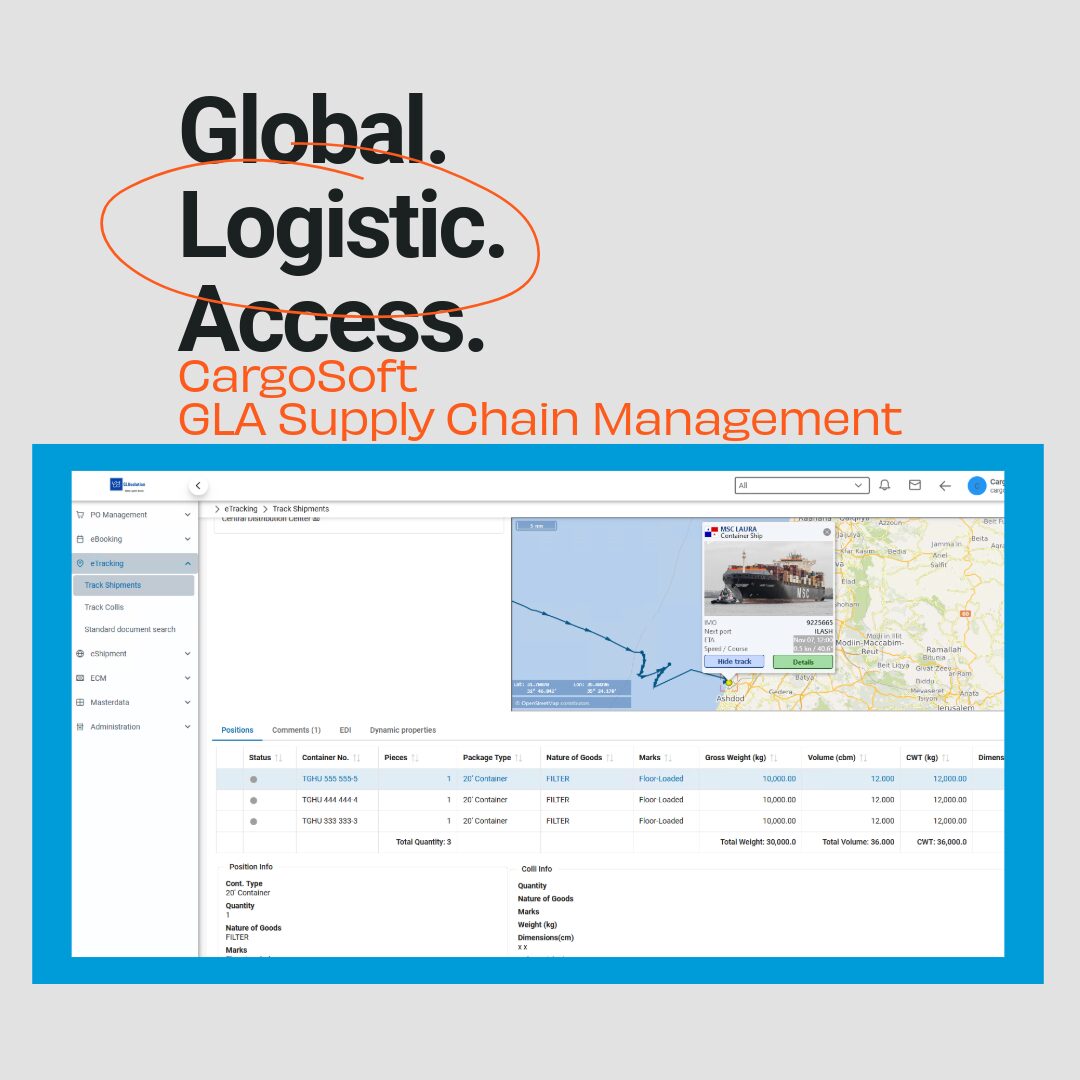 Supply Chain Management (SCM) • CargoSoft